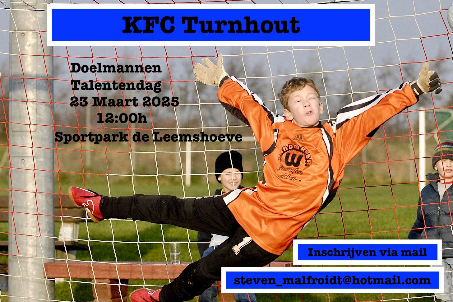 Doelmannentalentendag KFCT op 23 maart 2025 › KFC Turnhout